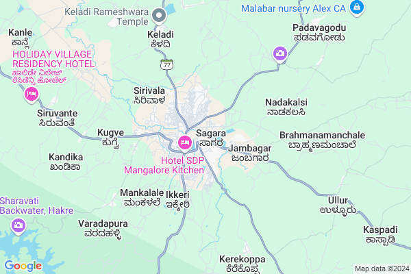 Sagar Town , Sagar Taluk , Shimoga District