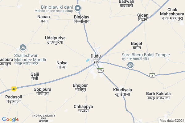 Dudu Town , Dudu Tehsil , Jaipur District