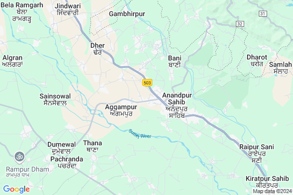 Agampur Village , Anandpur Sahib Tehsil , Rupnagar District