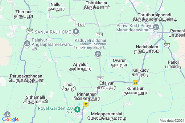 Ariyalur Village , Muthupettai Block , Thiruvarur District