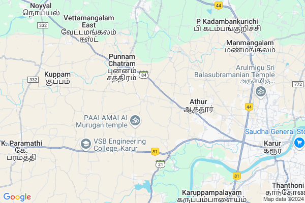 Thathampalayam Village , K.paramathy Block , Karur District