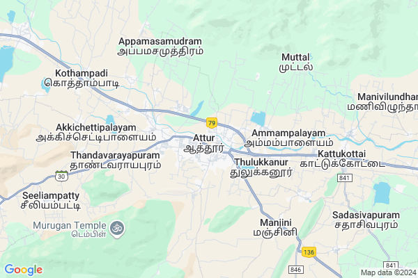 Attur Town , Attur Block , Salem District