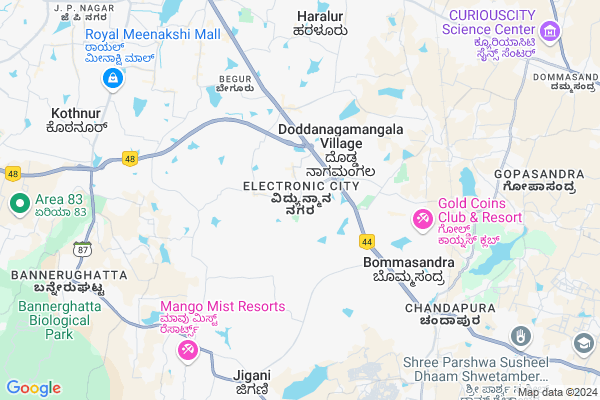 Electronic City Phase I, Electronics City Phase 1, Electronic City Locality
