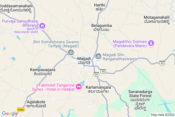 Magadi Town , Magadi Taluk , Ramanagara District