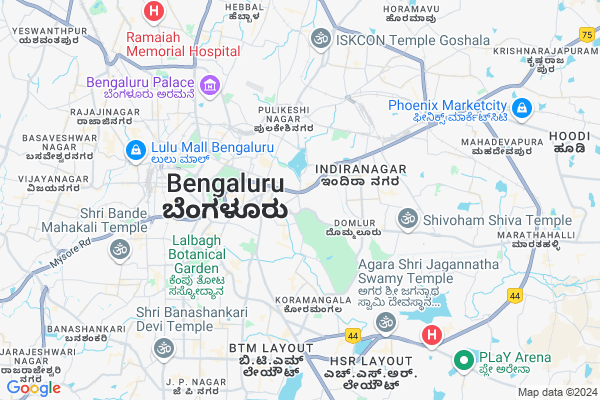 Artillery Road, Cambridge Layout, Ulsoor Locality