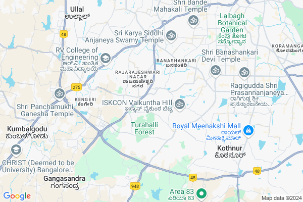 Uttarahalli Main Road, Vaddara Palya, Kodipur Locality