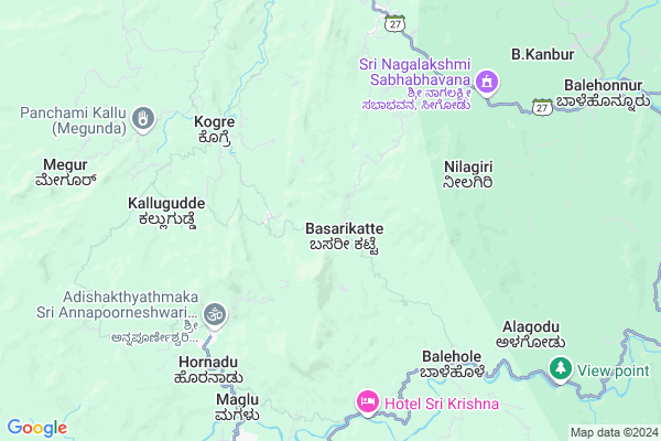 Basarikatte Village , Koppa Taluk , Chikmagalur District