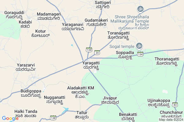 Yaragatti Village , Parasgad Taluk , Belgaum District