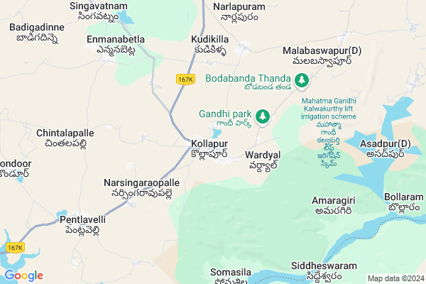 Kollapur Town , Kollapur Mandal , Mahbubnagar District