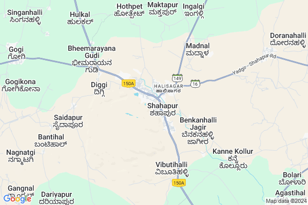 Shahapur Town , Shahapur Taluk , Yadgir District