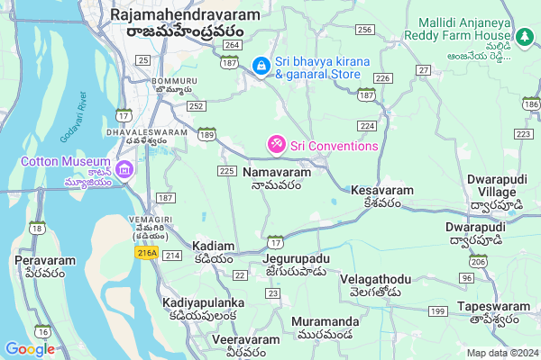 Namavaram Village , Rajanagaram Mandal , East Godavari District
