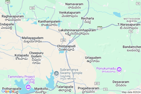 Chintalapudi Town , Chintalapudi Mandal , West Godavari District