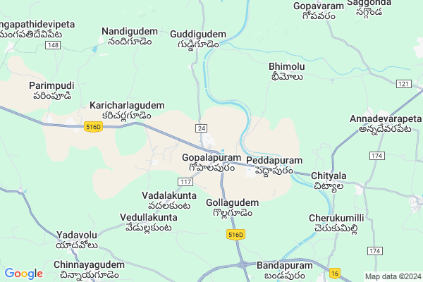 Gopalapuram Town , Gopalapuram Mandal , West Godavari District