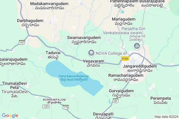 Vegavaram Village , Jangareddigudem Mandal , West Godavari District