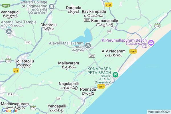 Mallavaram Village , Gollaprolu Mandal , East Godavari District