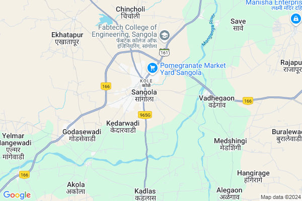 Sangola Town , Sangola Taluka , Solapur District