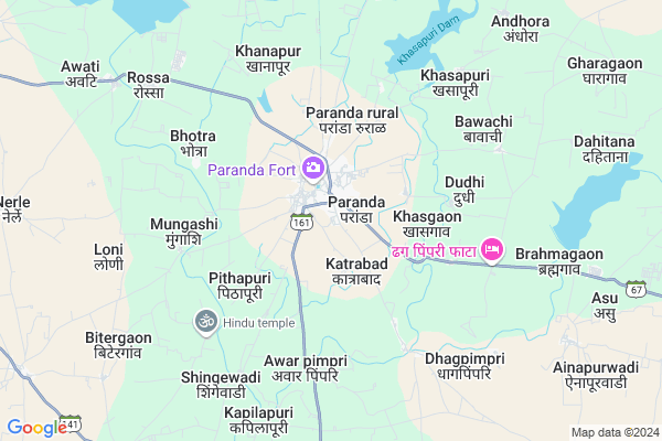Paranda Town , Paranda Taluka , Osmanabad District