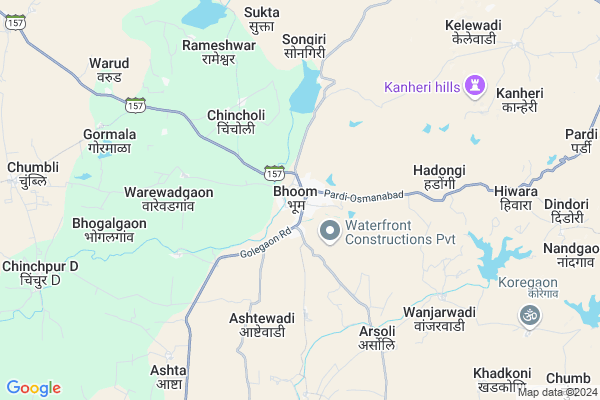 Bhoom Town , Bhoom Taluka , Osmanabad District