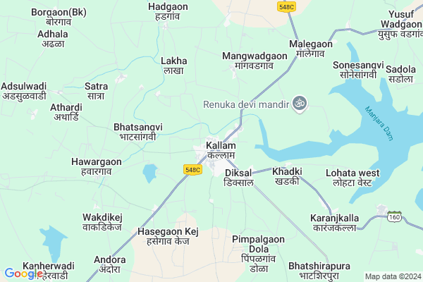 Kalamb Town , Kalamb Taluka , Osmanabad District