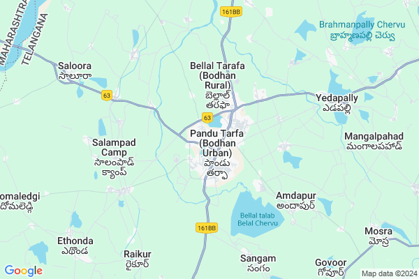 Bodhan Town , Bodhan Mandal , Nizamabad District