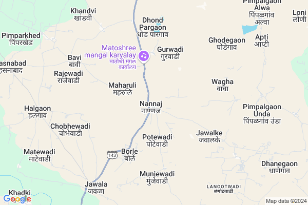 Nannaj Village , Jamkhed Taluka , Ahmednagar District