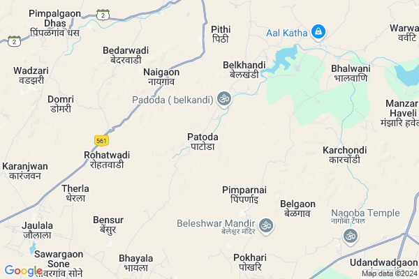 Patoda Town , Patoda Taluka , Beed District