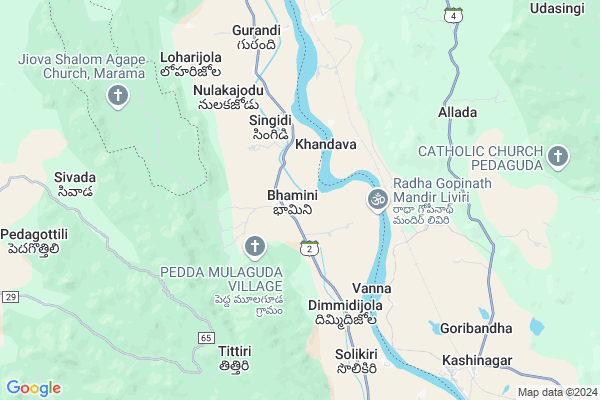 Bhamini Town , Bhamini Mandal , Srikakulam District
