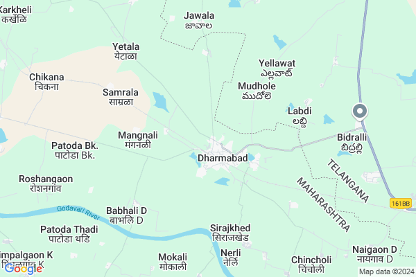 Dharmabad Town , Dharmabad Taluka , Nanded District