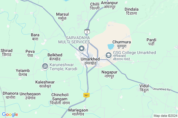 Umarkhed Town , Umarkhed Taluka , Yavatmal District