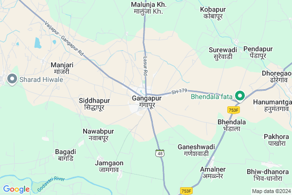 Gangapur Town , Gangapur Taluka , Aurangabad District District
