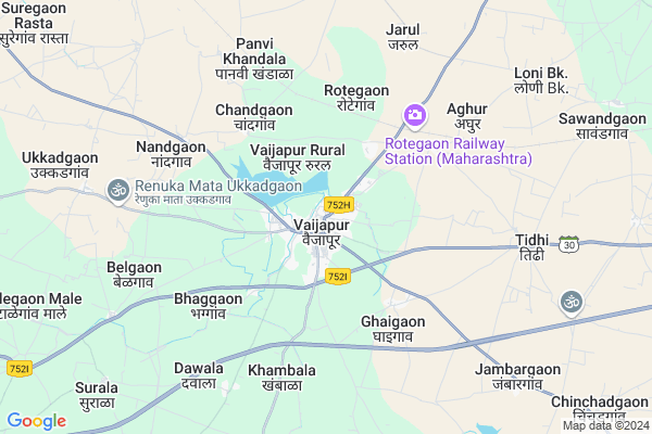 Vaijapur Town , Vaijapur Taluka , Aurangabad District District