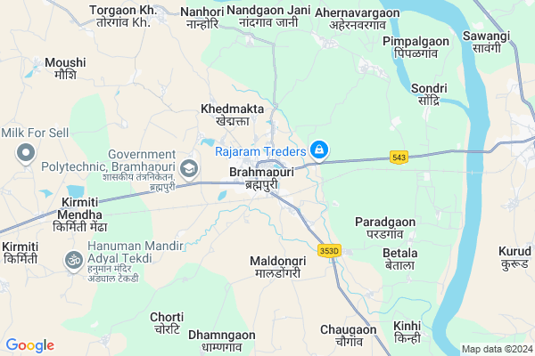Brahmapuri Town , Brahmapuri Taluka , Chandrapur District