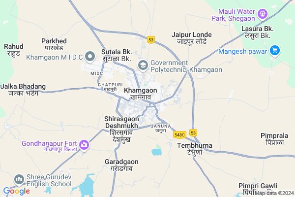 Khamgaon Town , Khamgaon Taluka , Buldhana District