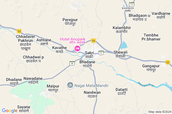 Sakri Town , Sakri Taluka , Dhule District