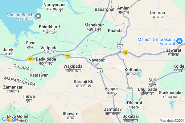 Navapur Town , Navapur Taluka , Nandurbar District
