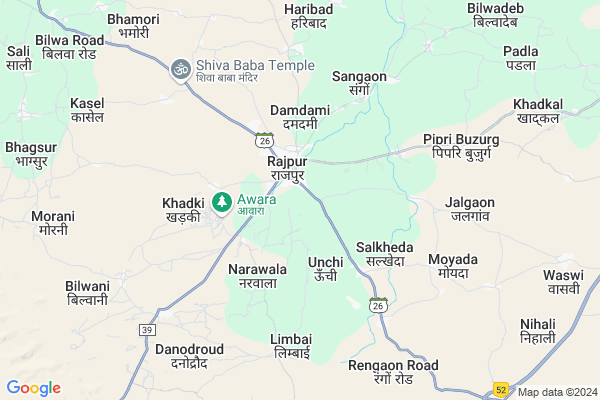 Rajpur Town , Rajpur Tehsil , Barwani District