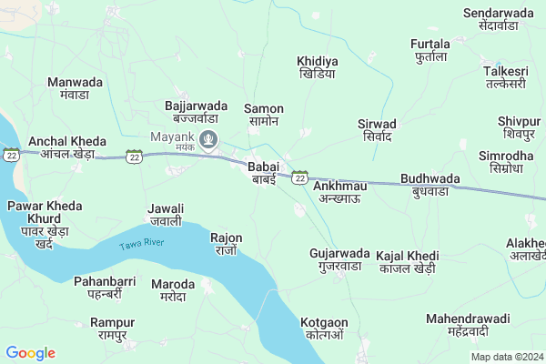 Babai Town , Babai Tehsil , Hoshangabad District