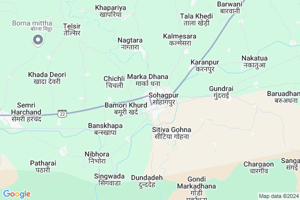 Sohagpur Town , Sohagpur Tehsil , Hoshangabad District