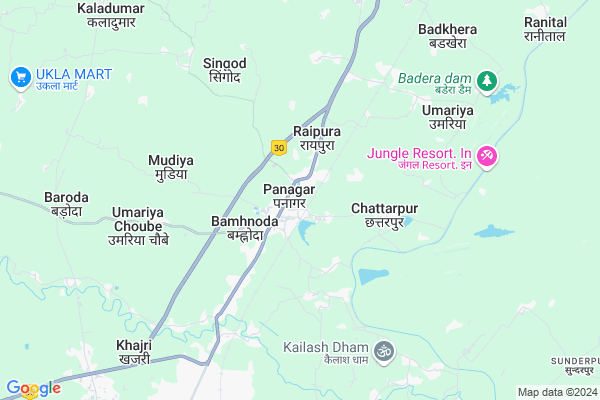 Panagar Town , Panagar Tehsil , Jabalpur District