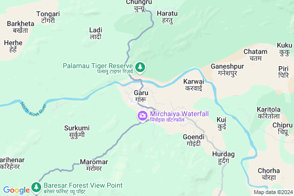 Garu Town , Garu Block , Latehar District