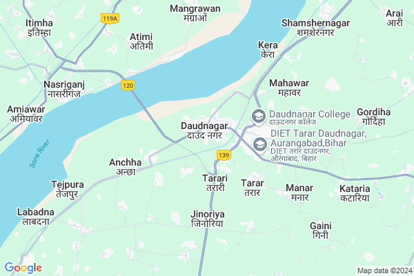 Daudnagar Town , Daudnagar Block , Aurangabad District