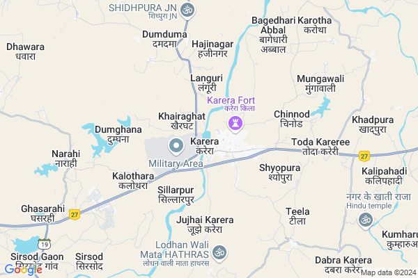 Karera Town , Karera Tehsil , Shivpuri District