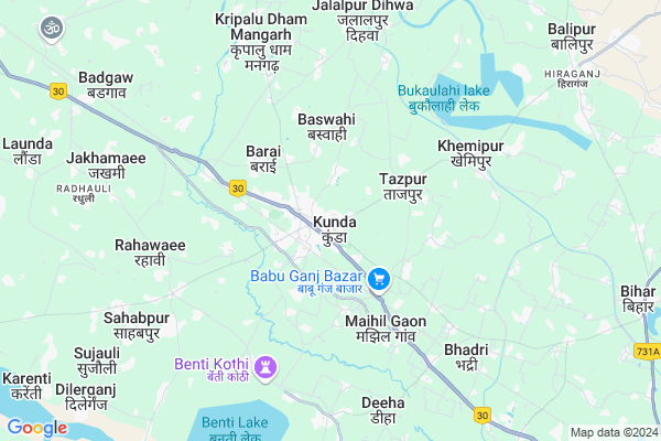 Kunda Town , Kunda Block , Pratapgarh District District
