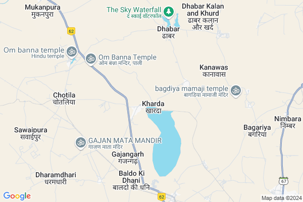 Kharda Village , Rohat Tehsil , Pali District