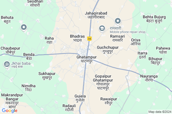 Ghatampur Town , Ghatampur Block , Kanpur Nagar District