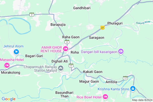 Raha Town , Raha Tehsil , Nagaon District