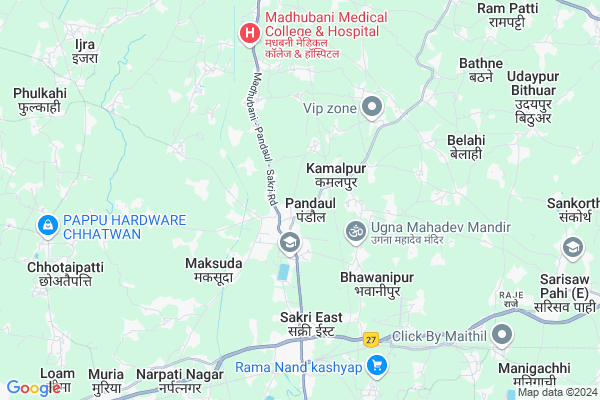 Pandaul Town , Pandaul Block , Madhubani District