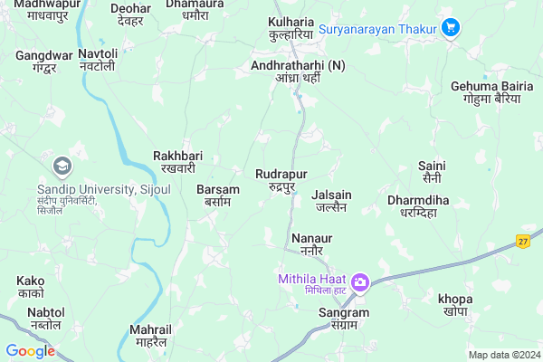 Rudrapur Village , Andhratharhi Block , Madhubani District