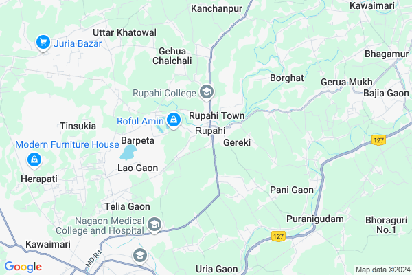 Rupahi Town , Rupahi Tehsil , Nagaon District