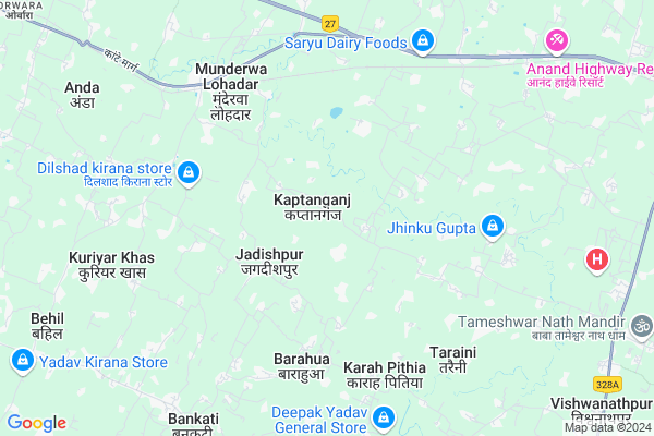 Kaptanganj Town , Kaptanganj Block , Basti District